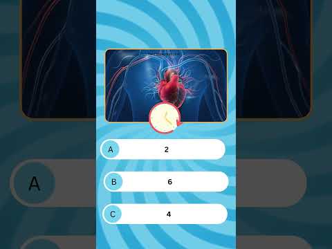 How many chambers does the human heart have? #humanheart #heart #chambers #shorts #biology