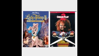 Lady And The Tramp II:  Scamp's Adventures vs Child's Play 2 ...  2001 vs 1990