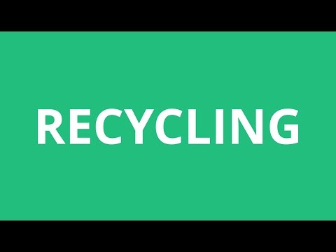 How To Pronounce Recycling - Pronunciation Academy