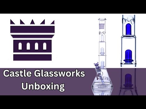 Castle Glassworks: Double Shower Head Bong Unboxing!