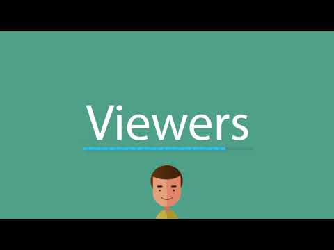 Viewers pronunciation