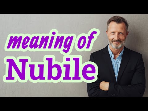 Nubile | Definition of nubile π π π π