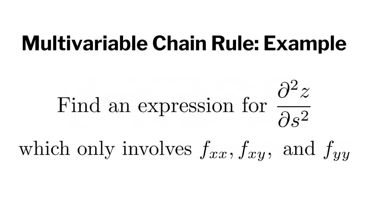 More Difficult Multivariable Chain Rule Problem