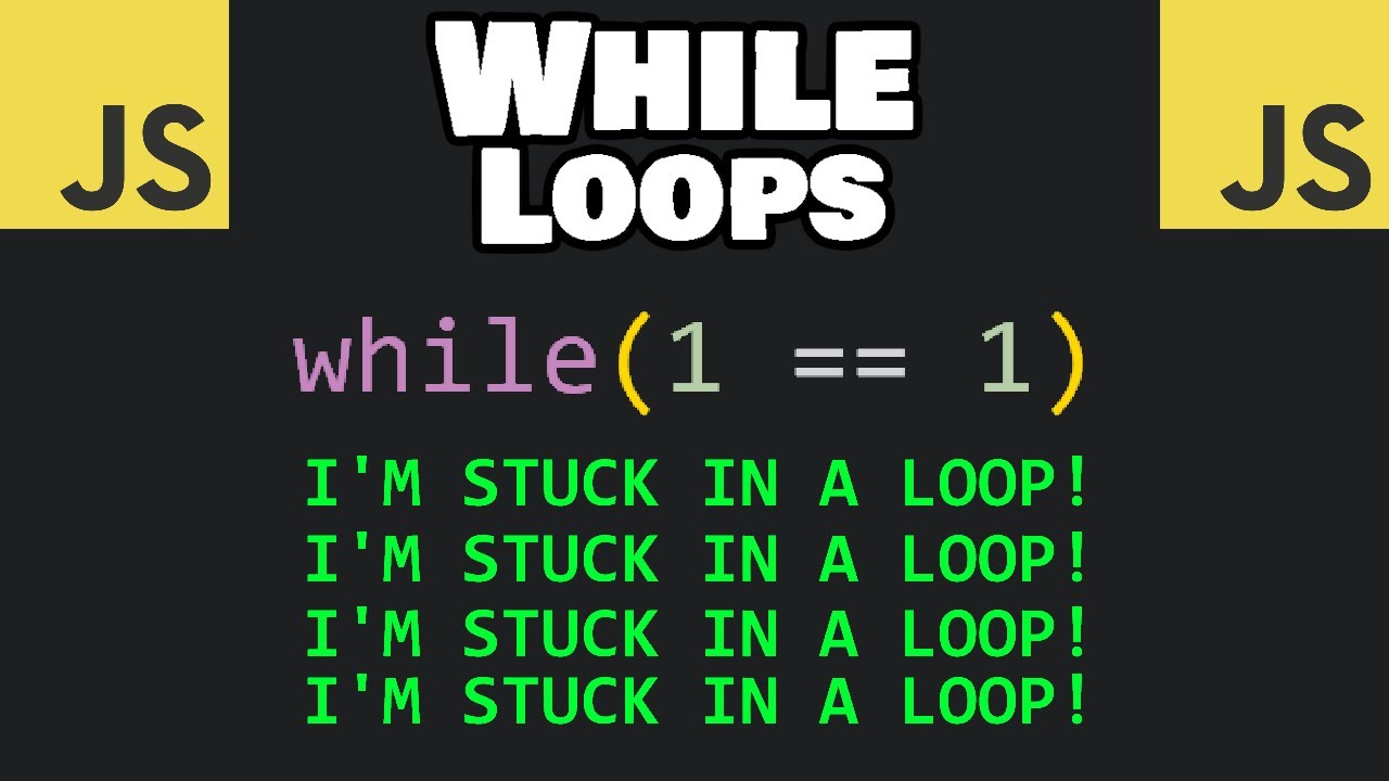 Learn JavaScript WHILE LOOPS in 8 minutes! 🔁
