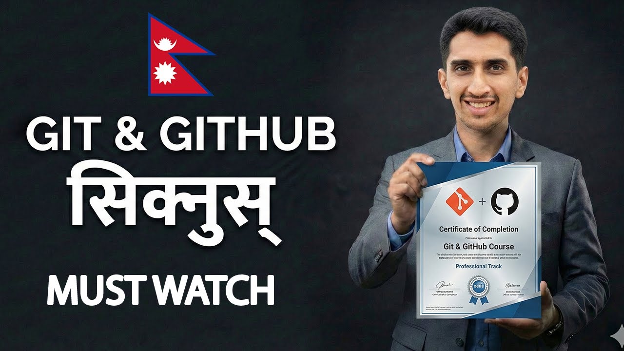 Git and GitHub Course In Nepali - For Beginners With Certificate