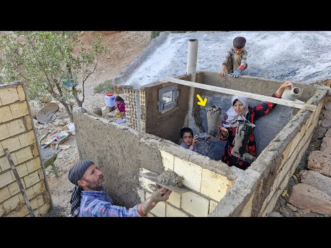 Dream becomes reality for nomadic mother in the mountains with the completion of a shelter 🏡