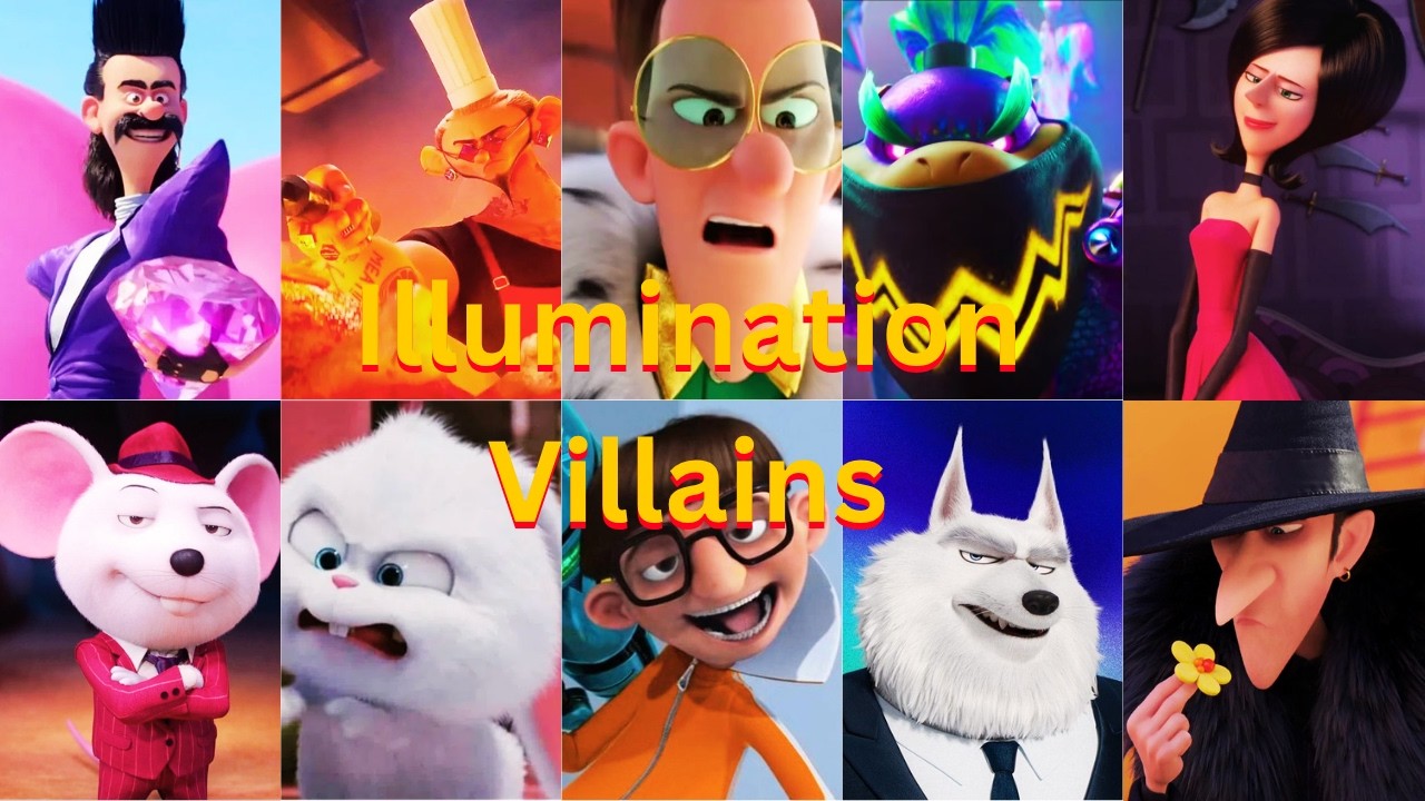 Every Illumination Villain Ranked in 5 Seconds 😈🔥
