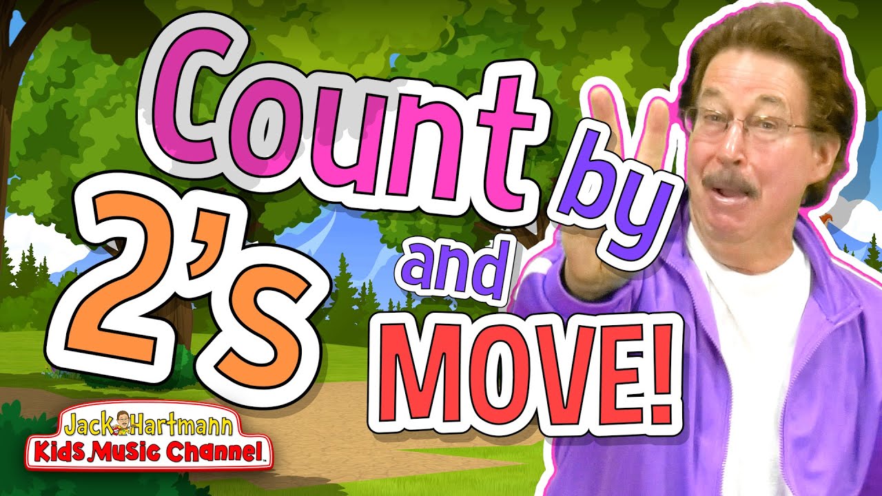 COUNT by 2's and MOVE! | Jack Hartmann