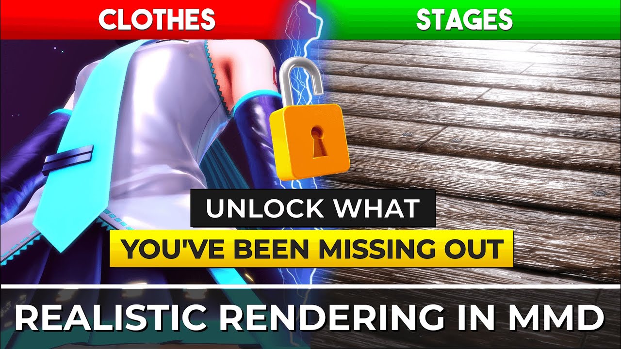 SUPER Realistic MMD Videos Using Ray-MMD + PBR  Texture Maps【 Beginners Tutorial 2025】