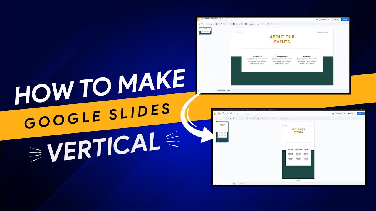 How to Make Google Slides Vertical