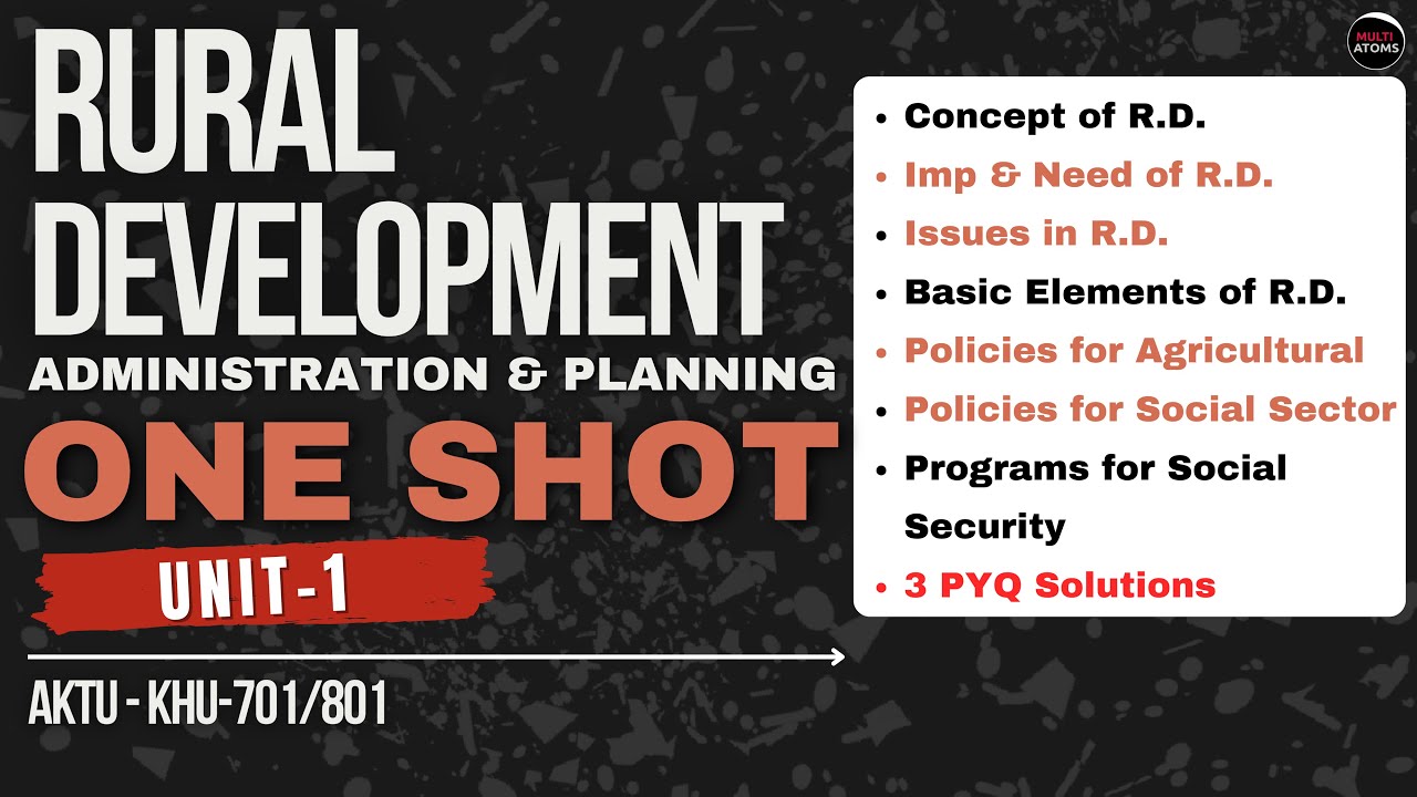 Understanding Rural Development: Administration and Planning | Galaxy.ai