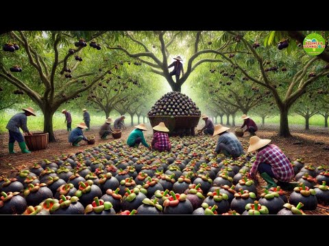 Amazing Mangosteen Farming! Expert Tips for Successful Mangosteen Farming! Modern Agriculture 2023