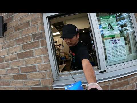$0.77, Taco Bell Drive Thru, Baja Blast, Arthur St W, Thunder Bay, Ontario, Canada, 22 Aug 2024 NGH
