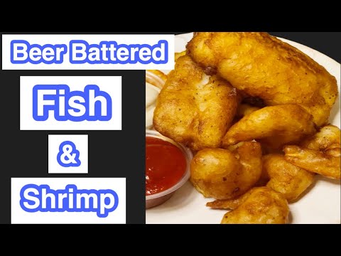 How to make Beer Battered Fish & Shrimp 🍤