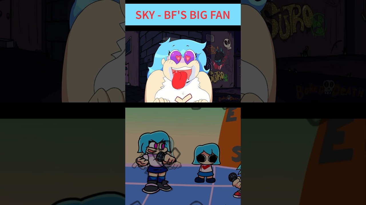 vs Sky - FNF Animation - Friday Night Funkin’ Game #fnf #sonsmile #fridaynightfunkin