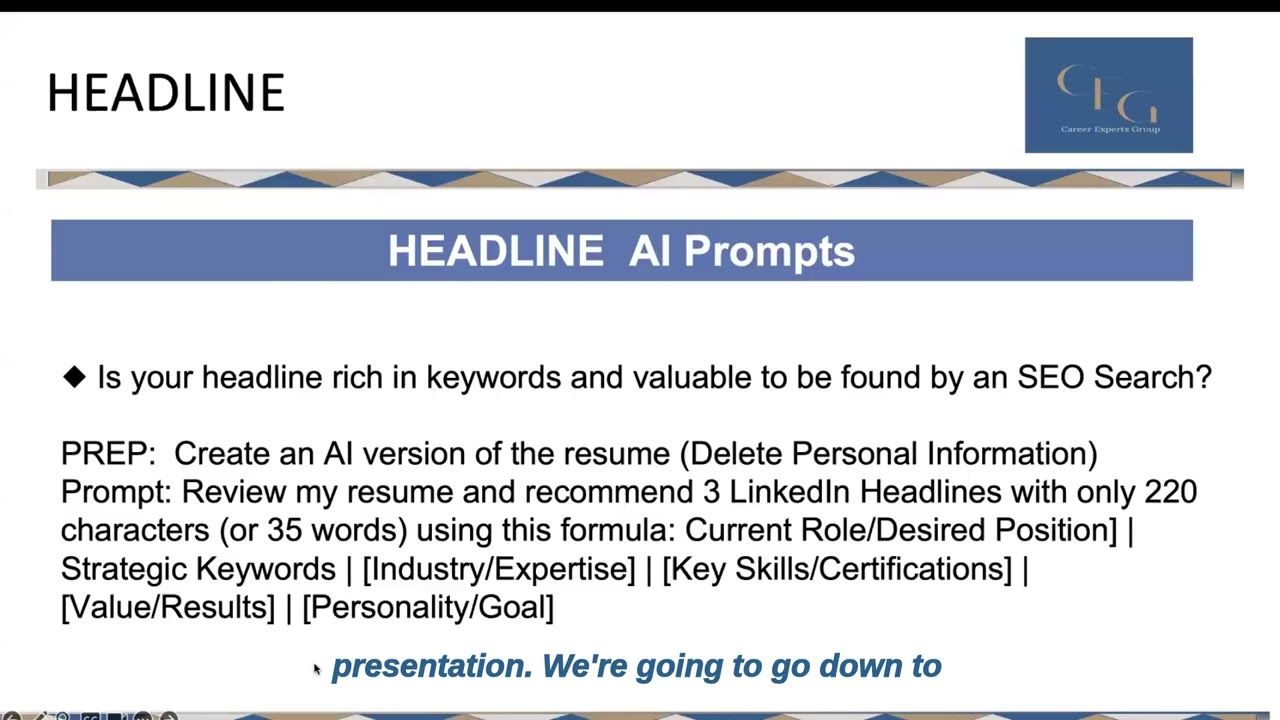 LinkedIn Audit Using AI Prompts