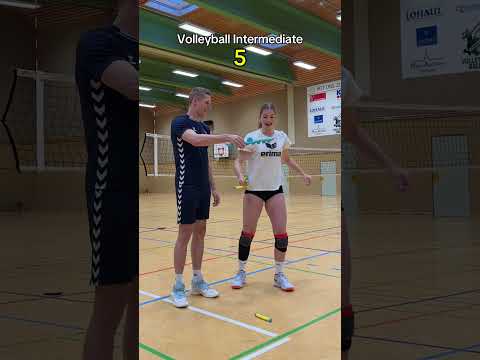 Reaction game with different volleyball levels