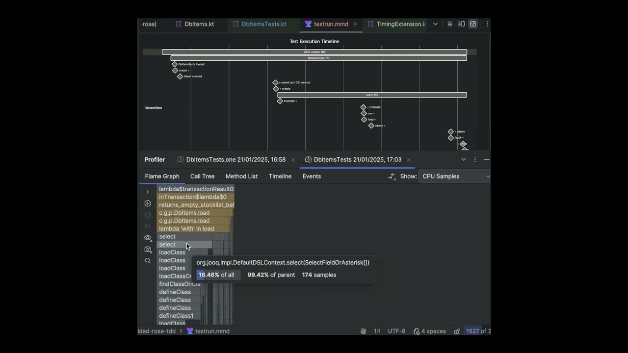 Reading Flame Graphs in the IntelliJ Profiler