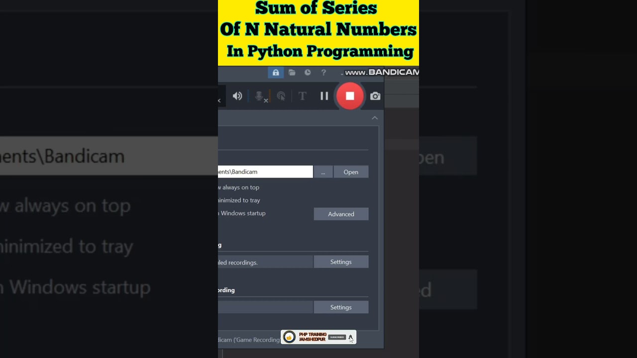 Sum of N Natural Numbers in Python Programming ll #shorts ll #python ll #shortsfeed ll #shortvideo