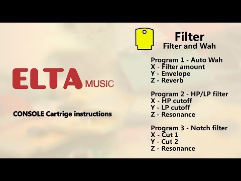 Elta Music Filter FX Cartridge - For Use with CONSOLE Modular | Reverb