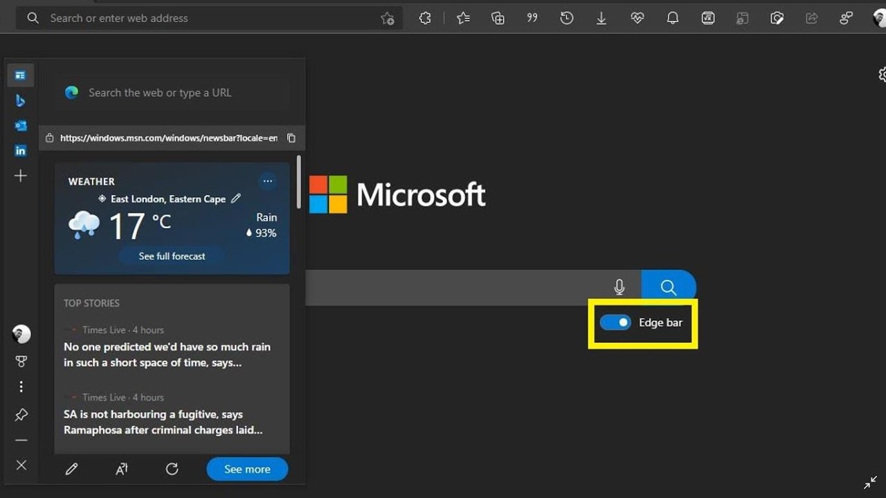 Microsoft Edge gets a New tab page 