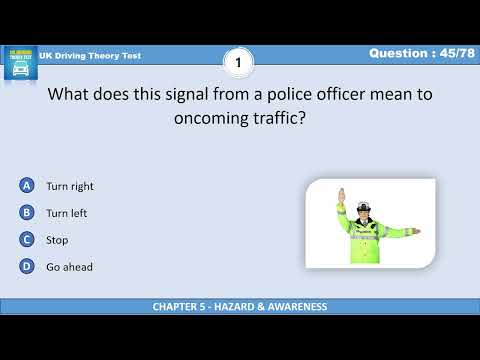 Understanding Police Signals on the Road | UK Driving Theory Test