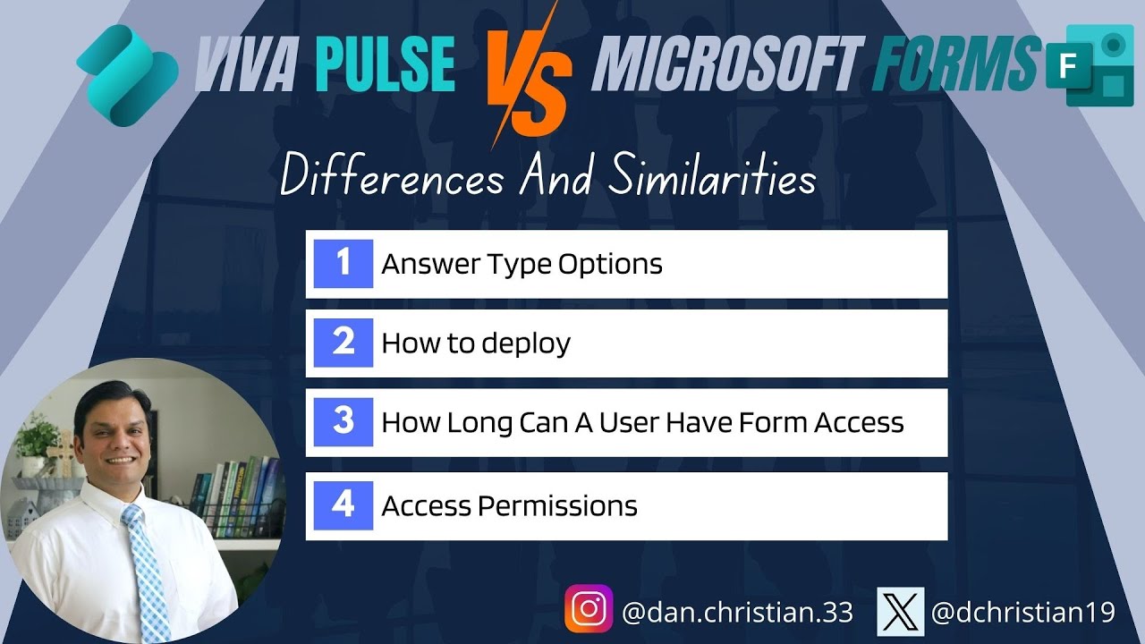 Compare Viva Pulse and Microsoft Forms: Key Differences