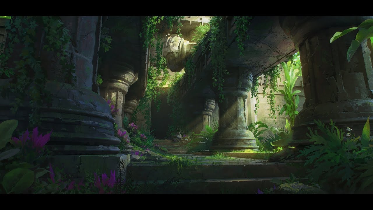 Environment art / Temple in a jungle 2