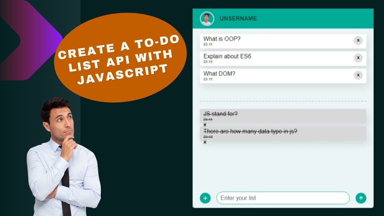 Create A To-Do List Api With JavaScript | JS To Do List | A WPCode Studio Project
