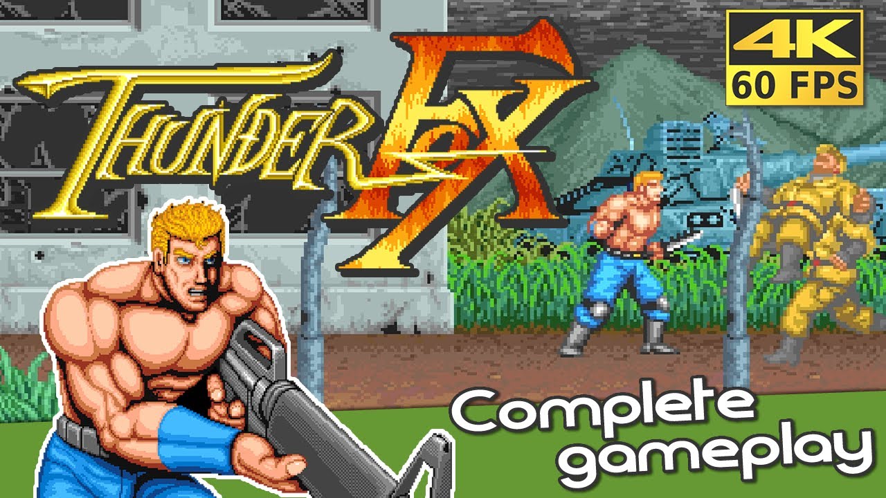 Thunder Fox (Arcade) Full game 🕹️ No damage - 4k #retrogaming
