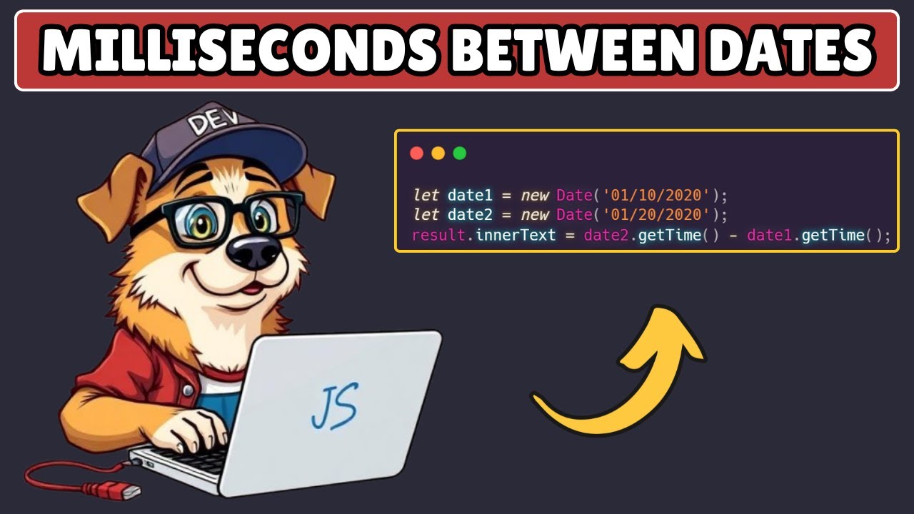 How to Get Milliseconds Between Two Dates in Javascript