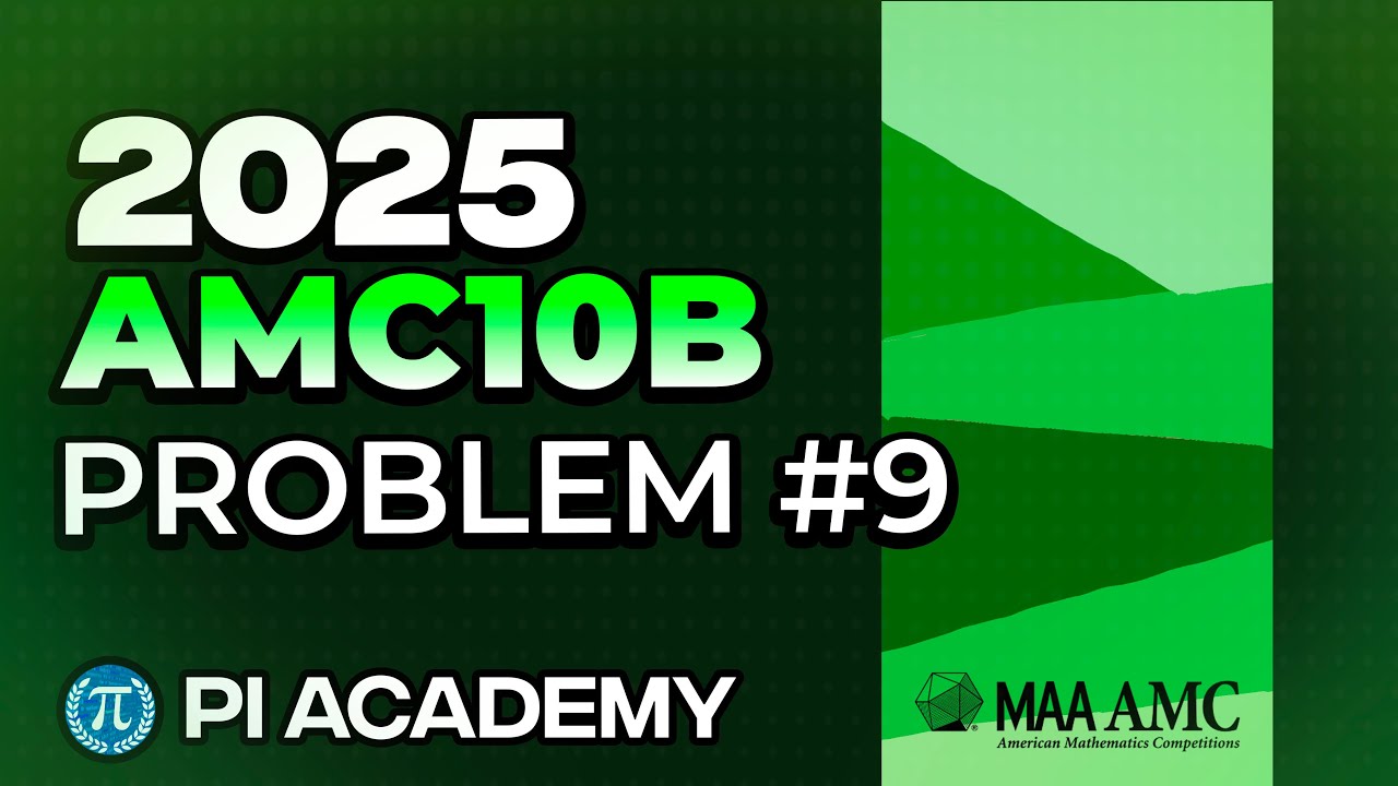 [NEW] 2025 AMC10B Problem #9 (Fast and Easy ⚡️🚀)