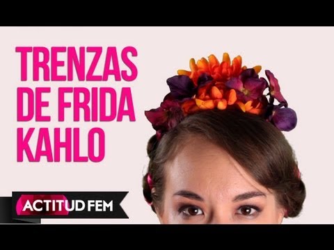 Consigue el peinado de Frida Kahlo
