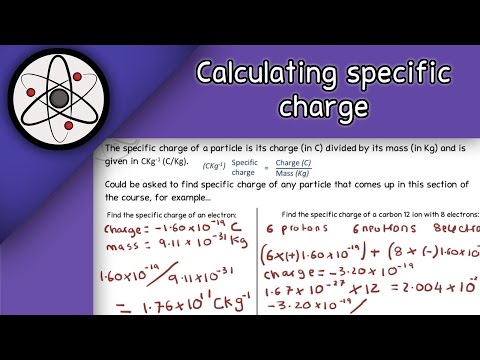 Particles and radiation: Specific charge (A-level Physics)