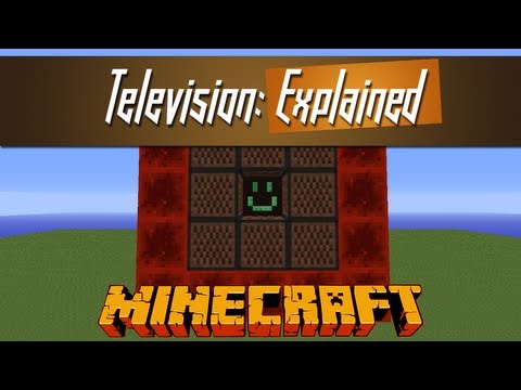 Functioning Micro TV Screen (1x1 Blocks, 8x8 Resolution) Minecraft Map