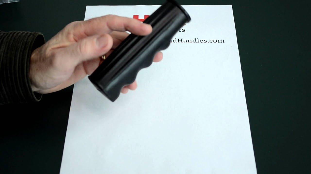 Rubber Handle with Finger Grips
