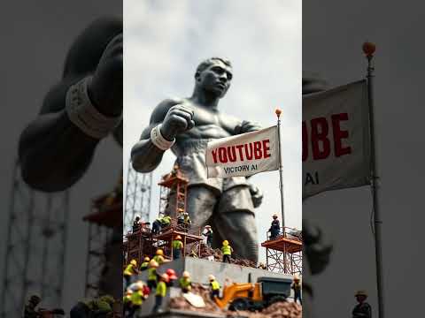 Making a statue of Muhammad Ali #shortvideo #animation #muhammadali