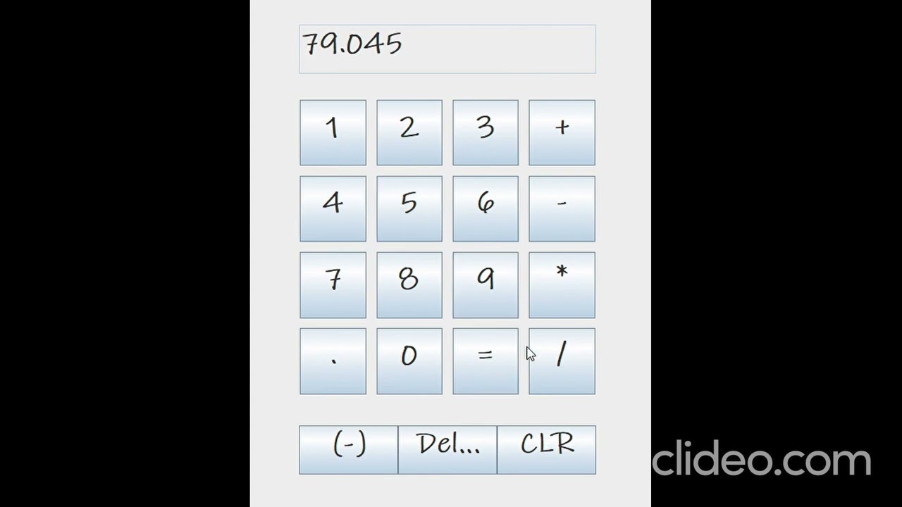create scientific calculator using java AWT