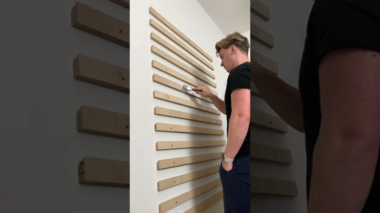 Creating a wall easel for my small studio space!