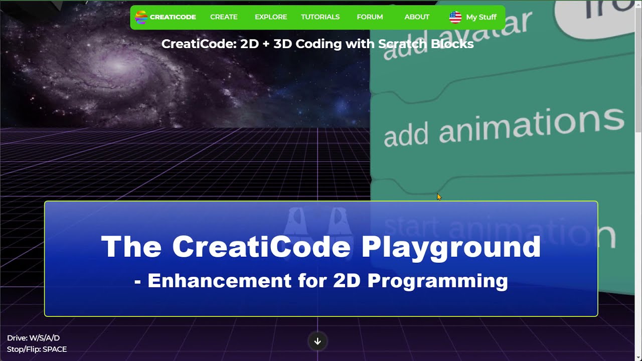 CreatiCode Playground Demo - 2D Enhancements