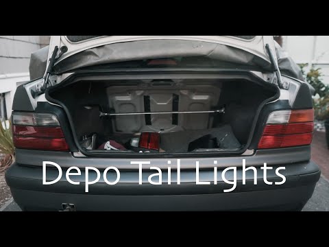 Smoked Depo Taillights - e36 m3 install