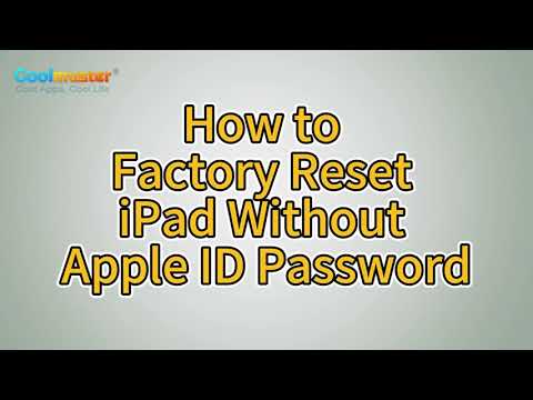 [Full Guide] How to Factory Reset iPad Without Apple ID Password