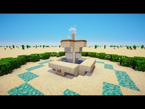 Fountain in Minecraft Minecraft Project