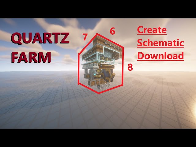 Create Mod QUARTZ Farm || Schematic Download || Create 0.5.0 ...