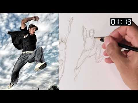 Figure Drawing Gesture Practice 3