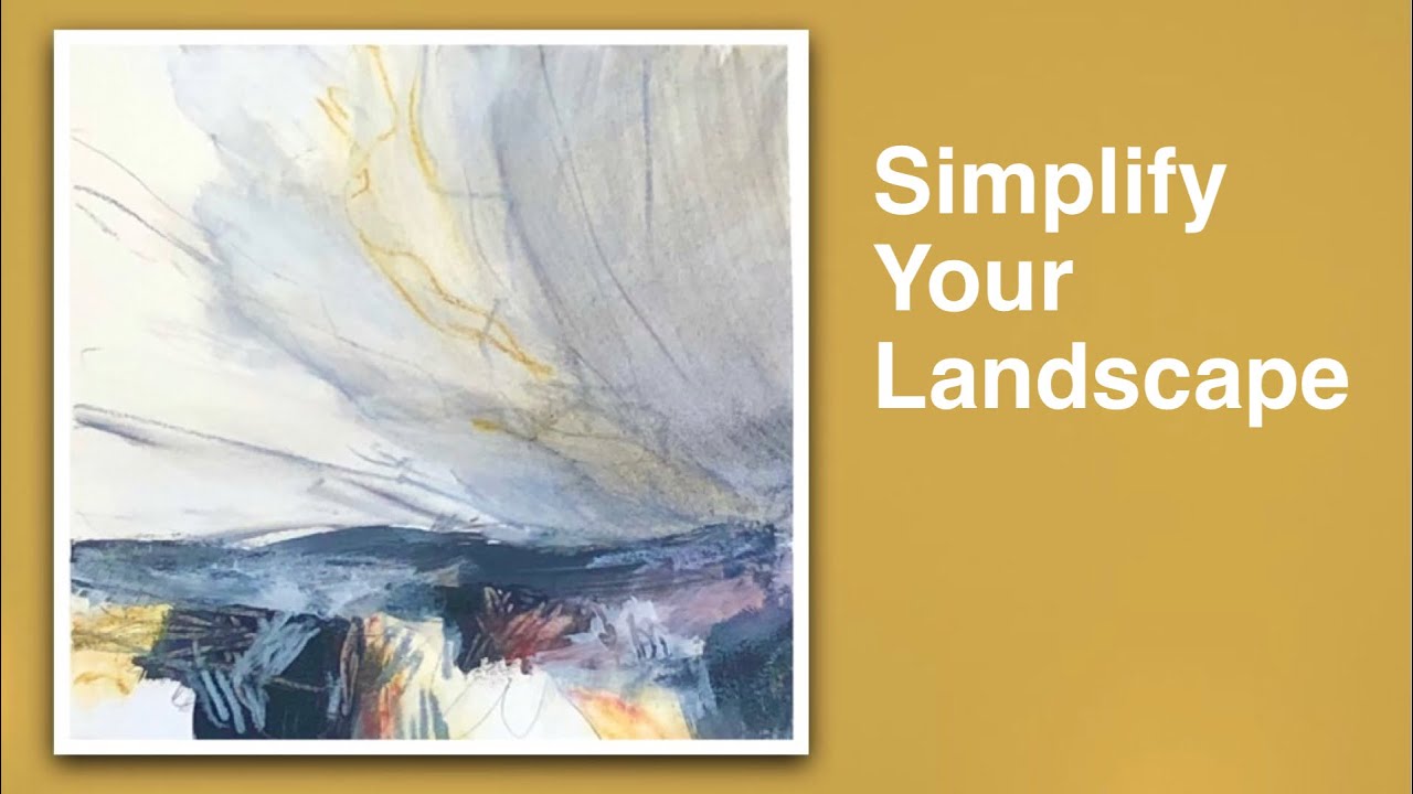 SIMPLIFY Your Paintings | Semi Abstract Landscape Demonstration