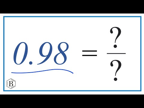 0.98 as a Fraction (simplified form)