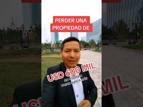Cómo perdí 600 mil dólares en venta inmobiliaria