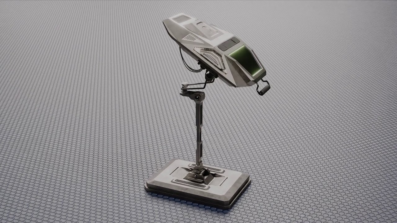 Sci fi Control Panel - 3D MODEL