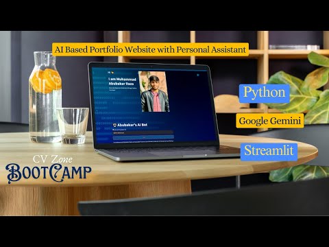 Portfolio Website With AI Bot | Python | Google Gemini | Streamlit - Personal AI Portfolio ...